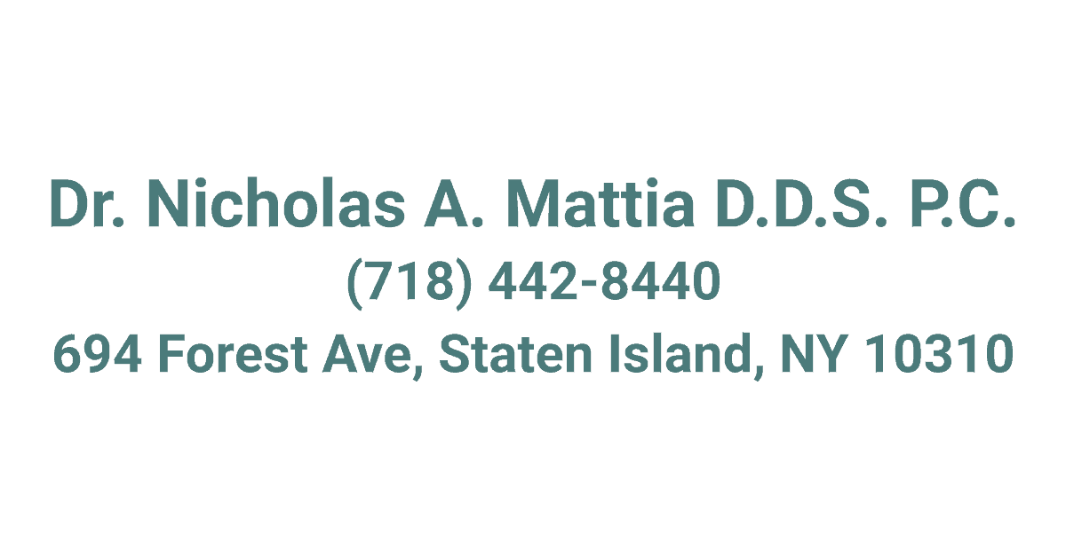Dr. Nicholas Mattia - Staten Island General Dentistry- Nicholas Mattia DDS